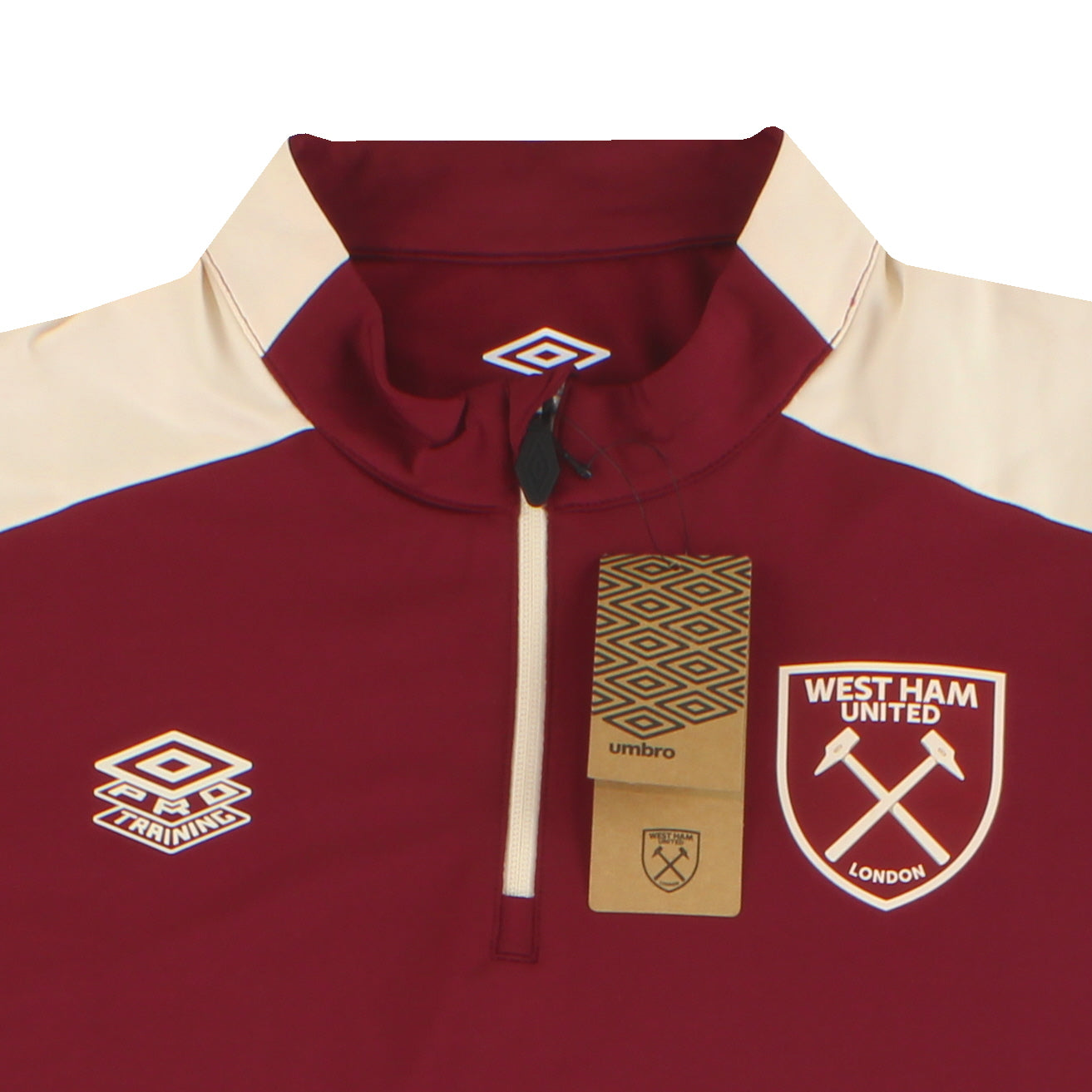 2025-26 West Ham Umbro Player 1/4 Zip Top *w/tags* XXL TM13880-061 ...
