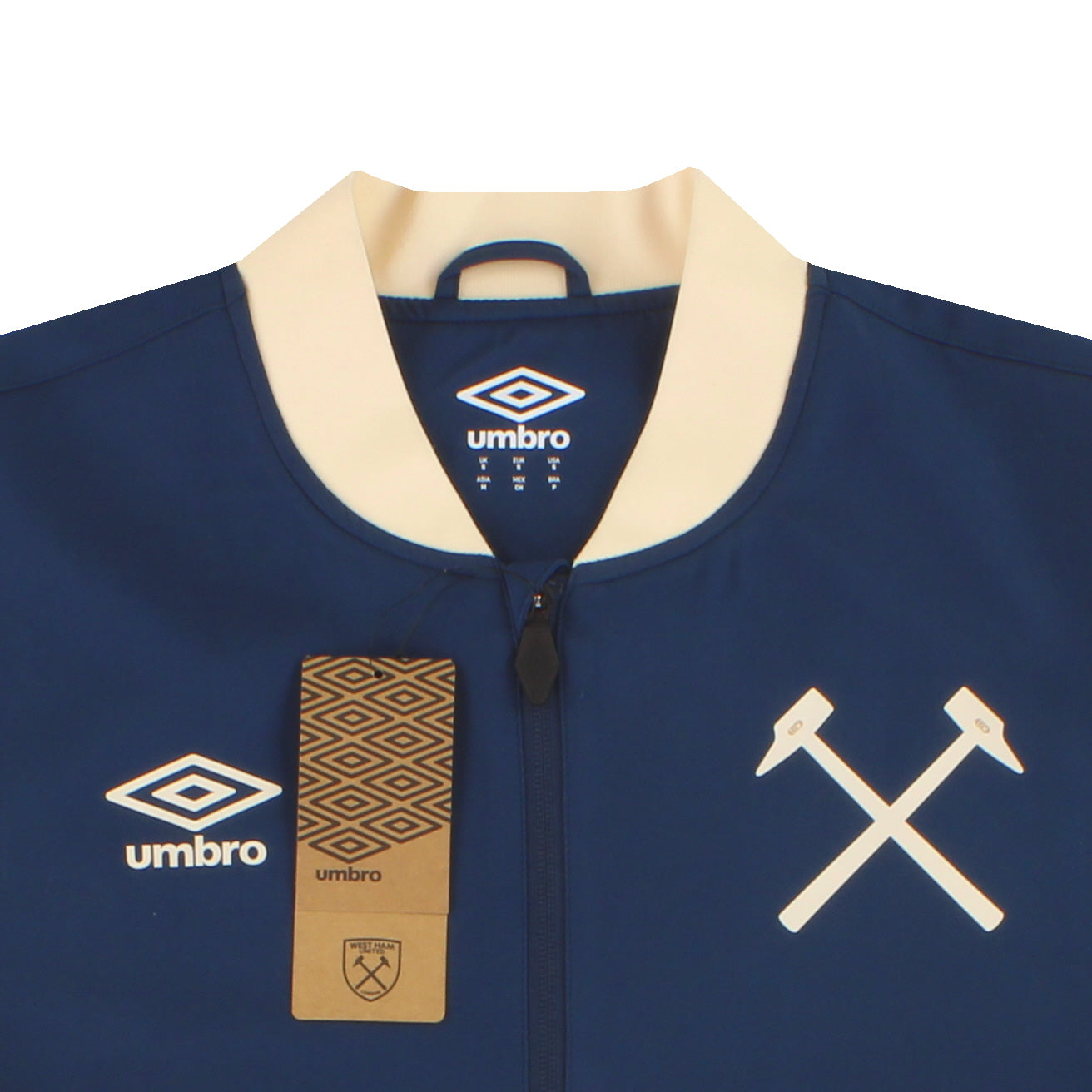 2025-26 West Ham Umbro Training Zip Jacket *w/tags* S TM12552NS-030 ...