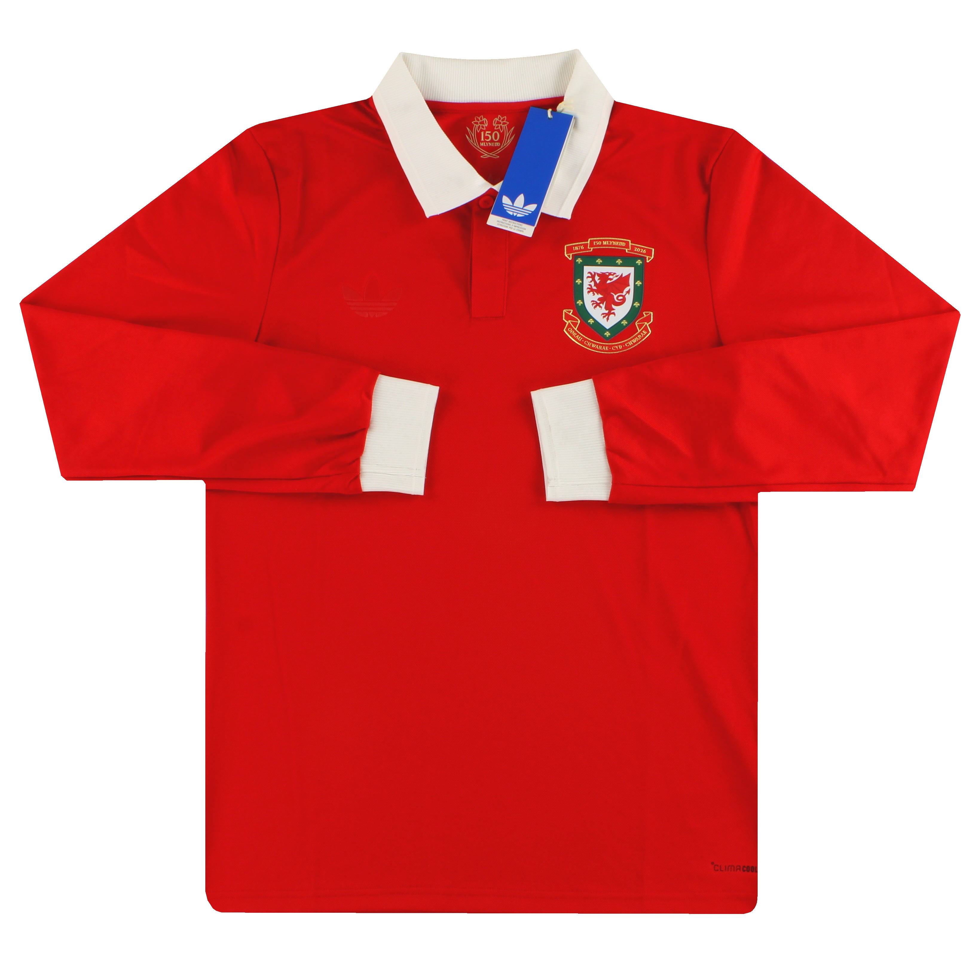 2026 Wales adidas 150th Anniversary Home Shirt L/S *w/tags* KA3796 ...