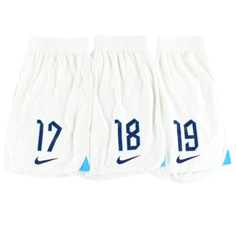 2022-23 England Nike Player Issue Vaporknit Home Shorts *As New* CQ2377 ...