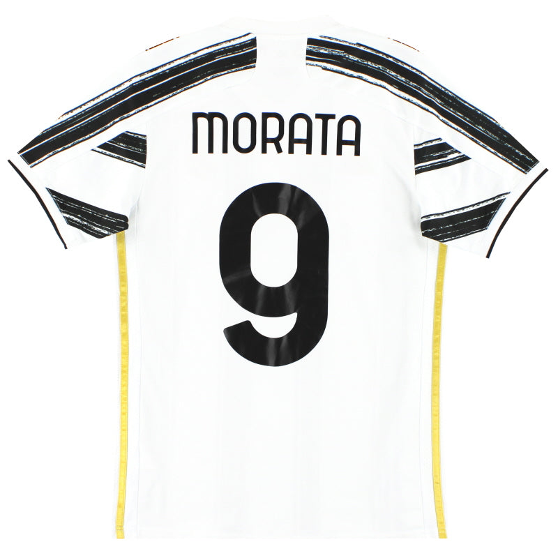 2020-21 Juventus adidas Home Shirt Morata #9 S EI9894 | Vintage ...