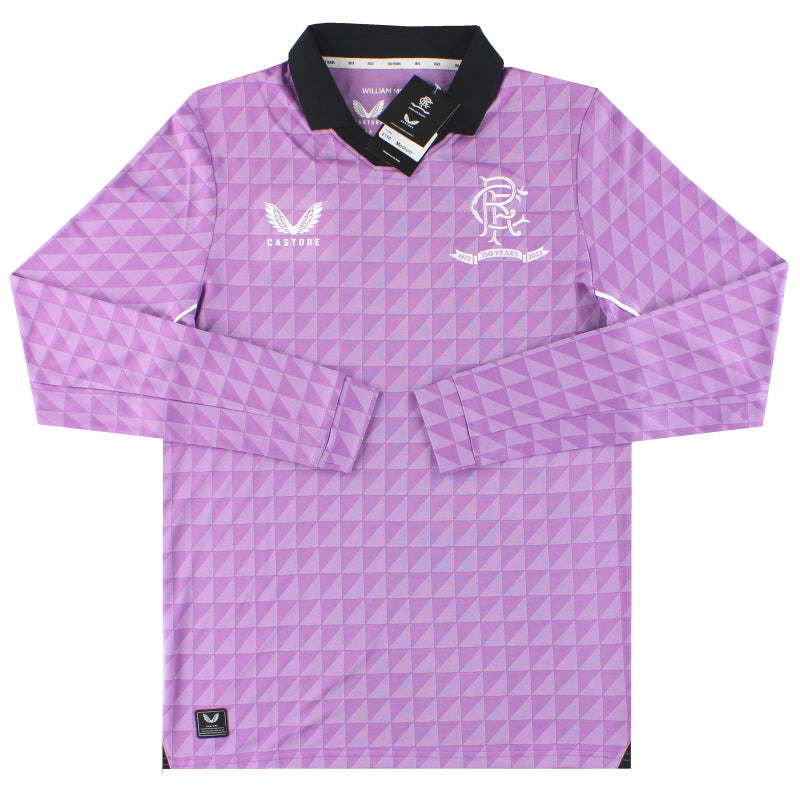 2021-22 Rangers Castore '150 Years' Pro Third Shirt L/S *w/tags ...
