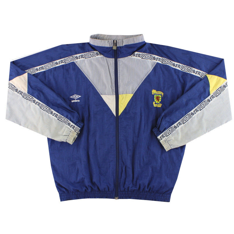 1990-92 Scotland Umbro Track Jacket M | Vintage Football Shirts