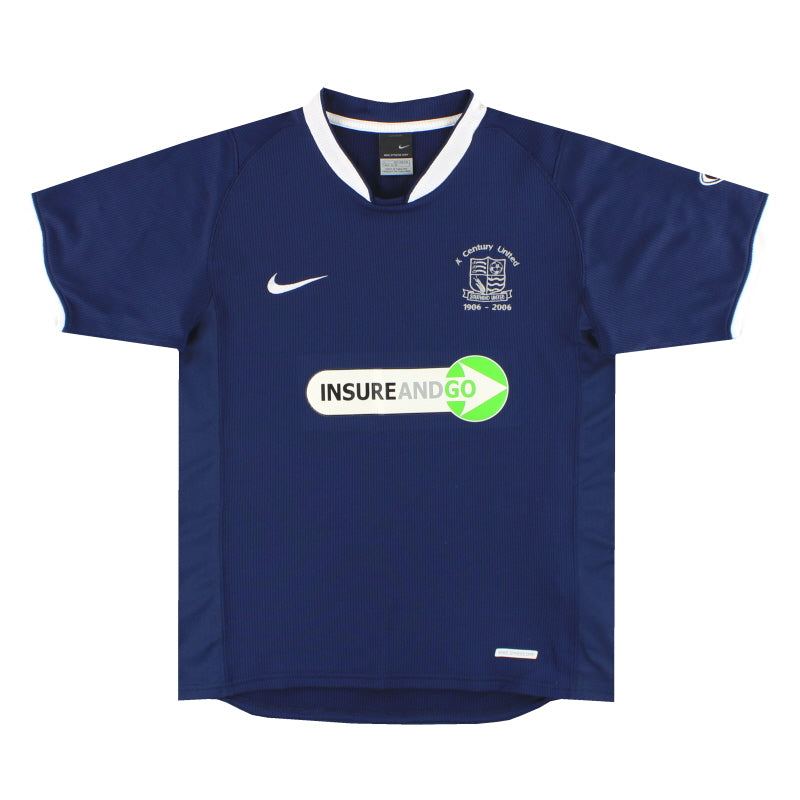 2006-07 Southend United Nike Centenary Home Shirt L.Boys 119829 ...