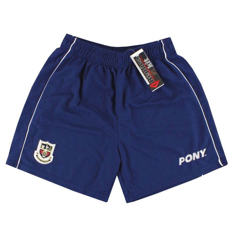 1997-98 Tottenham Pony Home Shorts *w/tags* M | Vintage Football Shirts