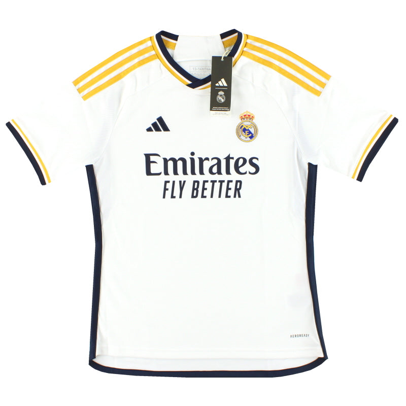2023-24 Real Madrid adidas Home Shirt *w/tags* L.Boys IB0011 | Vintage ...