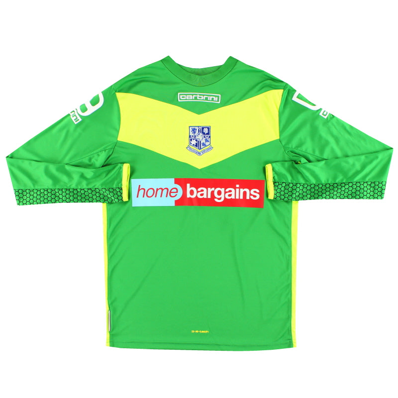 2014-15 Tranmere Rovers Carbrini Goalkeeper Shirt #57 XL.Boys | Vintage ...