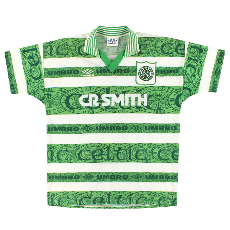1995-97 Celtic Umbro Home Shirt L | Vintage Football Shirts