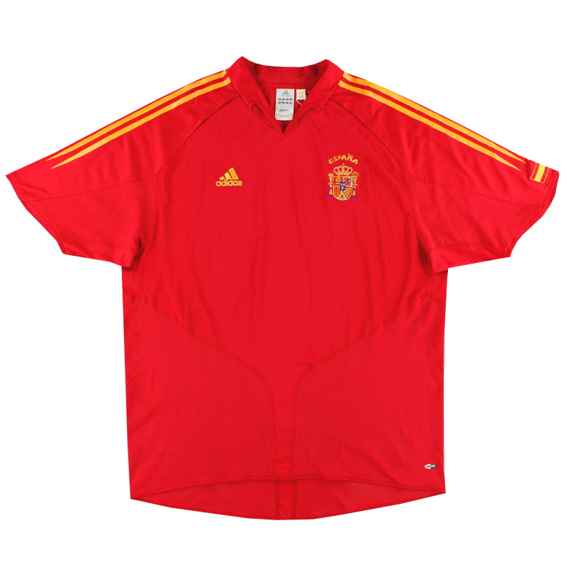 2004-06 Spain adidas Home Shirt *Mint* XXL 600179 | Vintage Football Shirts