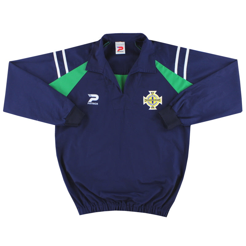 2000-02 Northern Ireland Patrick Drill Top L | Vintage Football Shirts