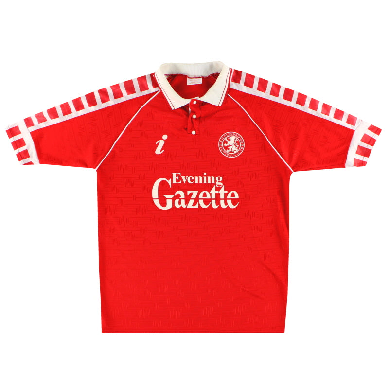 1990-92 Middlesbrough Home Shirt M | Vintage Football Shirts