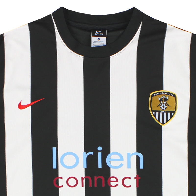 2010-11 Notts County Nike Home Shirt XL 361112-010 | Vintage Football ...