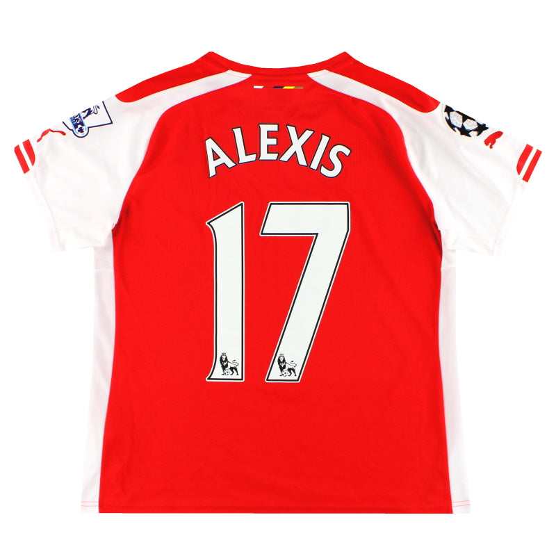 2014-15 Arsenal Puma Women's Home Shirt Alexis #17 XL 746448 | Vintage ...