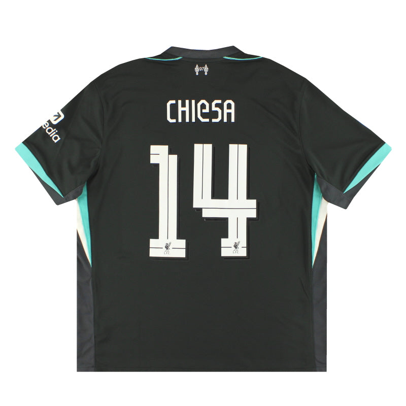 2024-25 Liverpool Nike Away Shirt Chiesa #14 XL FN8780-322 | Vintage ...