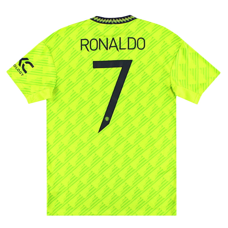 2022-23 Manchester United adidas Third Shirt Ronaldo #7 *Mint* M HE2981 ...