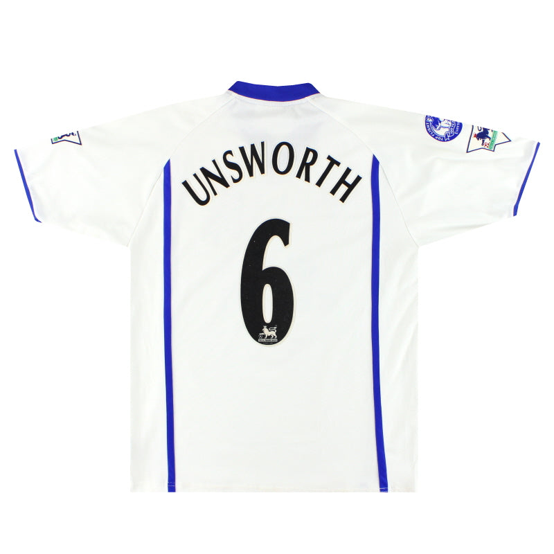 2002-03 Everton Puma Away Shirt Unsworth #6 S | Vintage Football Shirts