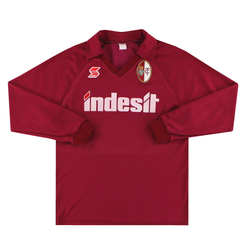 1990-91 Torino ABM Home Shirt L/S M | Vintage Football Shirts
