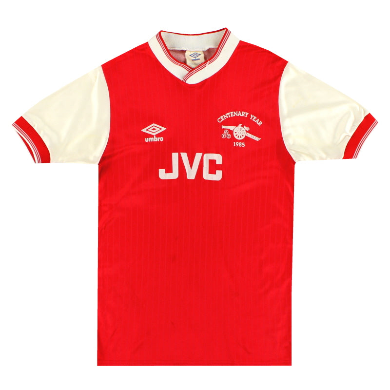 1985-86 Arsenal Umbro Centenary Home Shirt S | Vintage Football Shirts