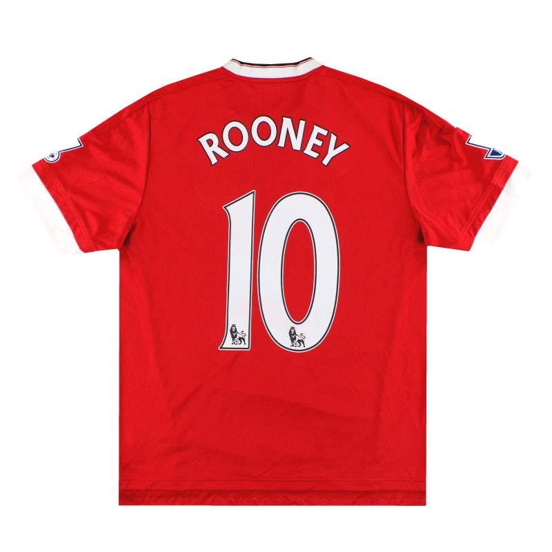 2015-16 Manchester United adidas Home Shirt Rooney #10 L AC1414 ...