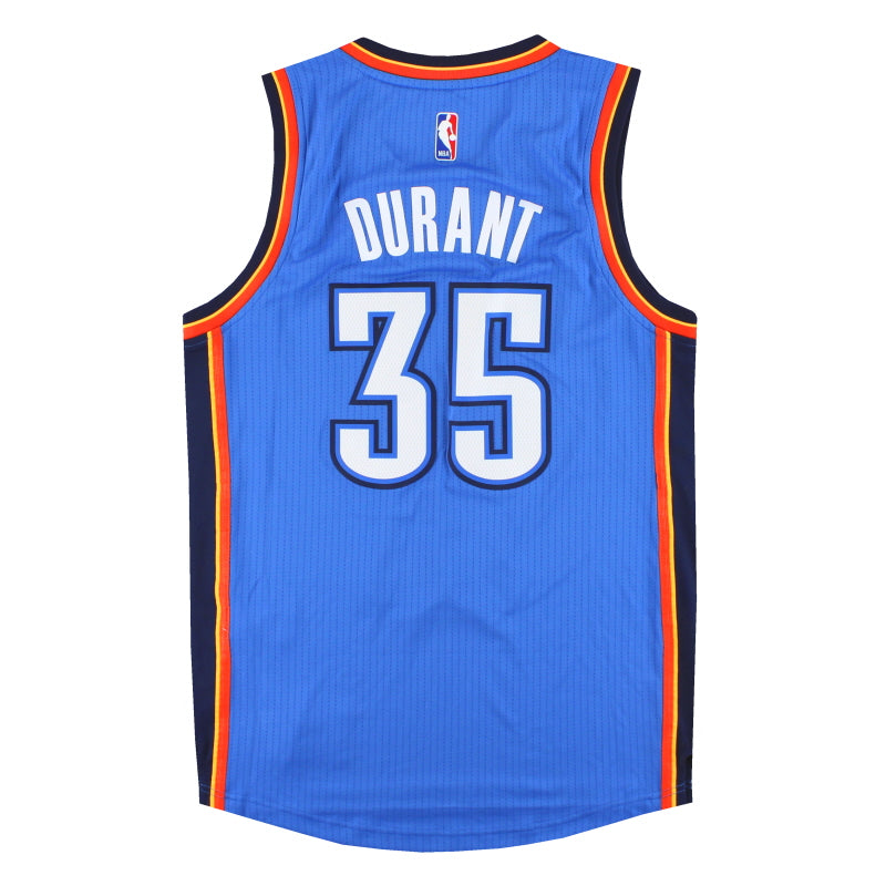 2010-17 Oklahoma City Thunder adidas Swingman Away Jersey Durant #35 *w ...