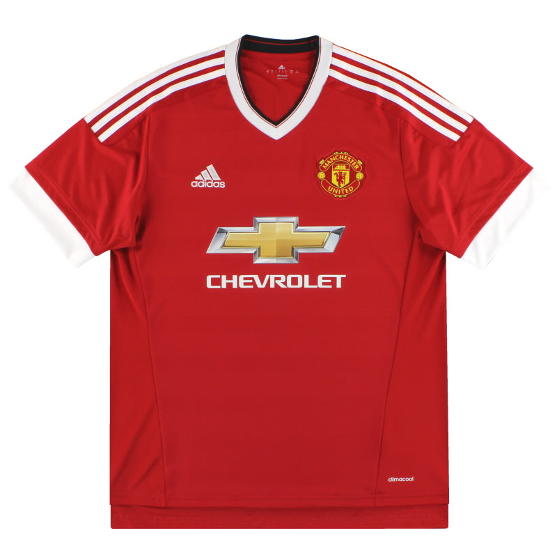 2015-16 Manchester United adidas Home Shirt L AC1414 | Vintage Football ...